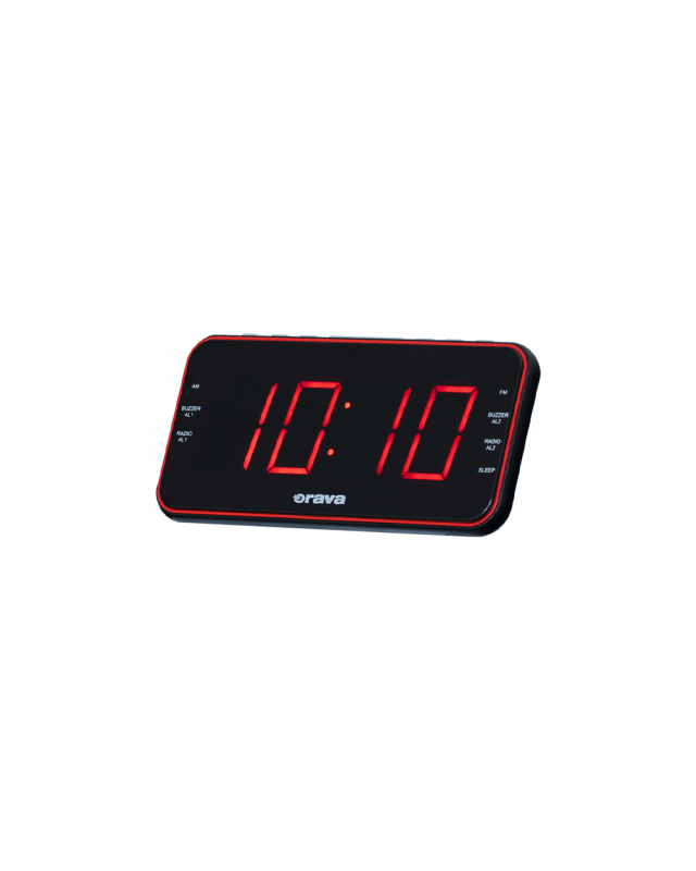 Radio alarm clock with large LED display | Orava.eu