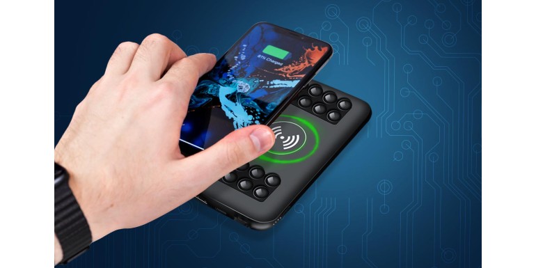 Always at hand - 2in1 wireless charger with PowerBank.